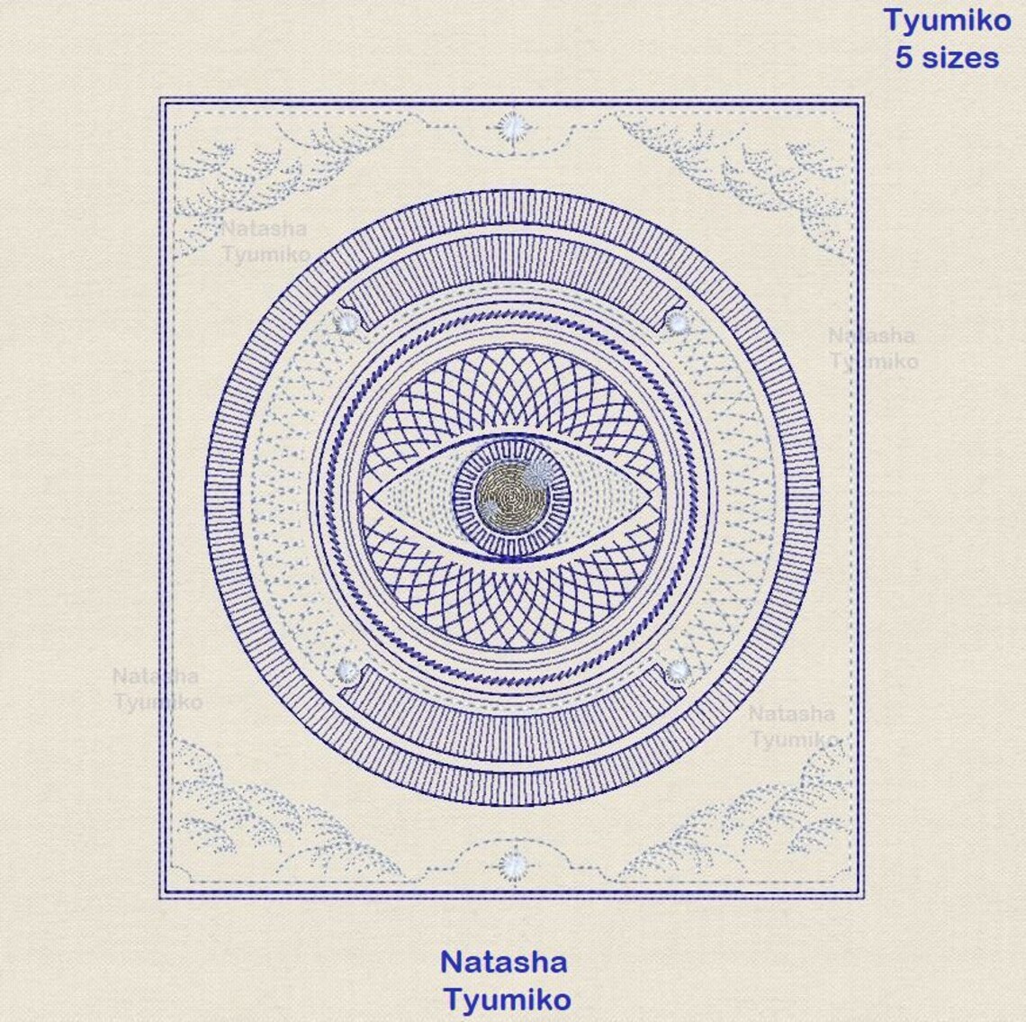 All Seeing Eye Machine Embroidery Design and Frame, Masonic Eye of ...