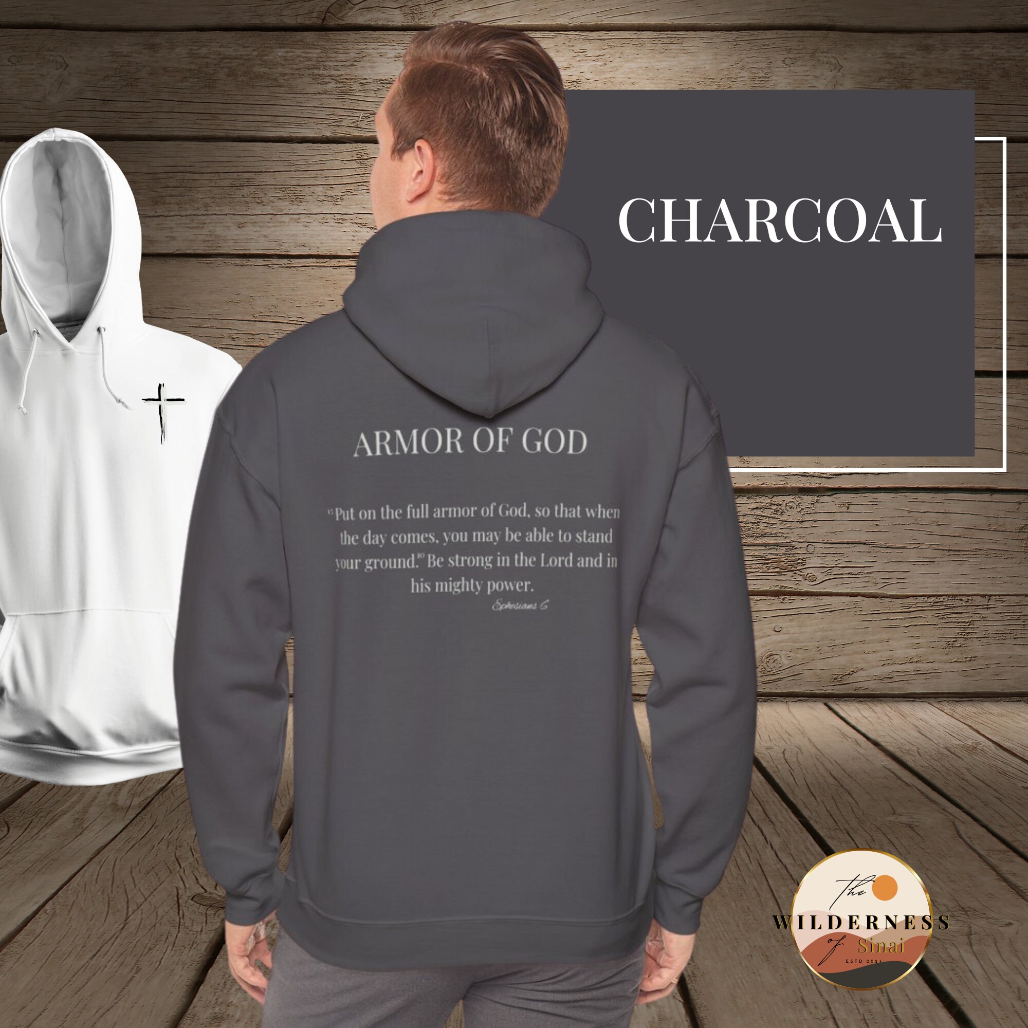 Full Armor of God Sweatshirt, Cozy Christian Bible Verse Hoodie ...