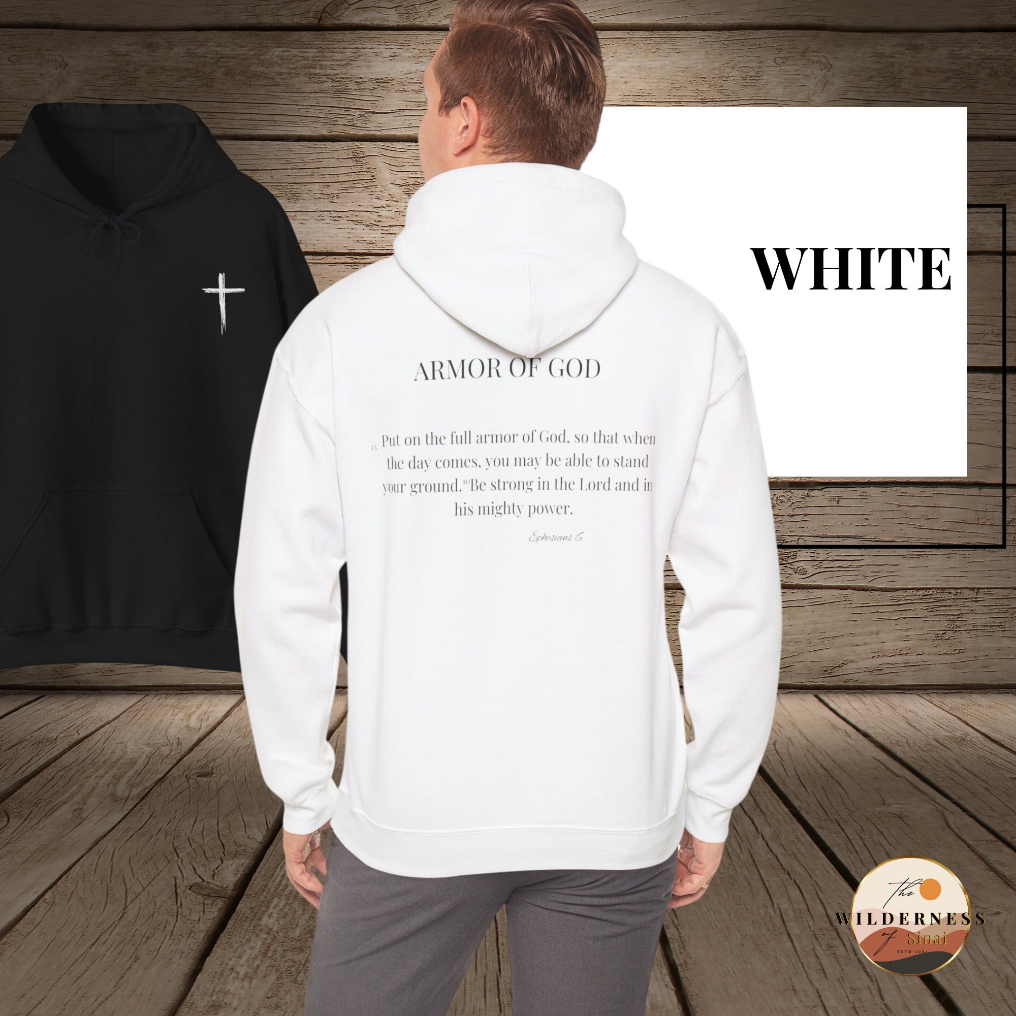 Full Armor of God Sweatshirt, Cozy Christian Bible Verse Hoodie ...