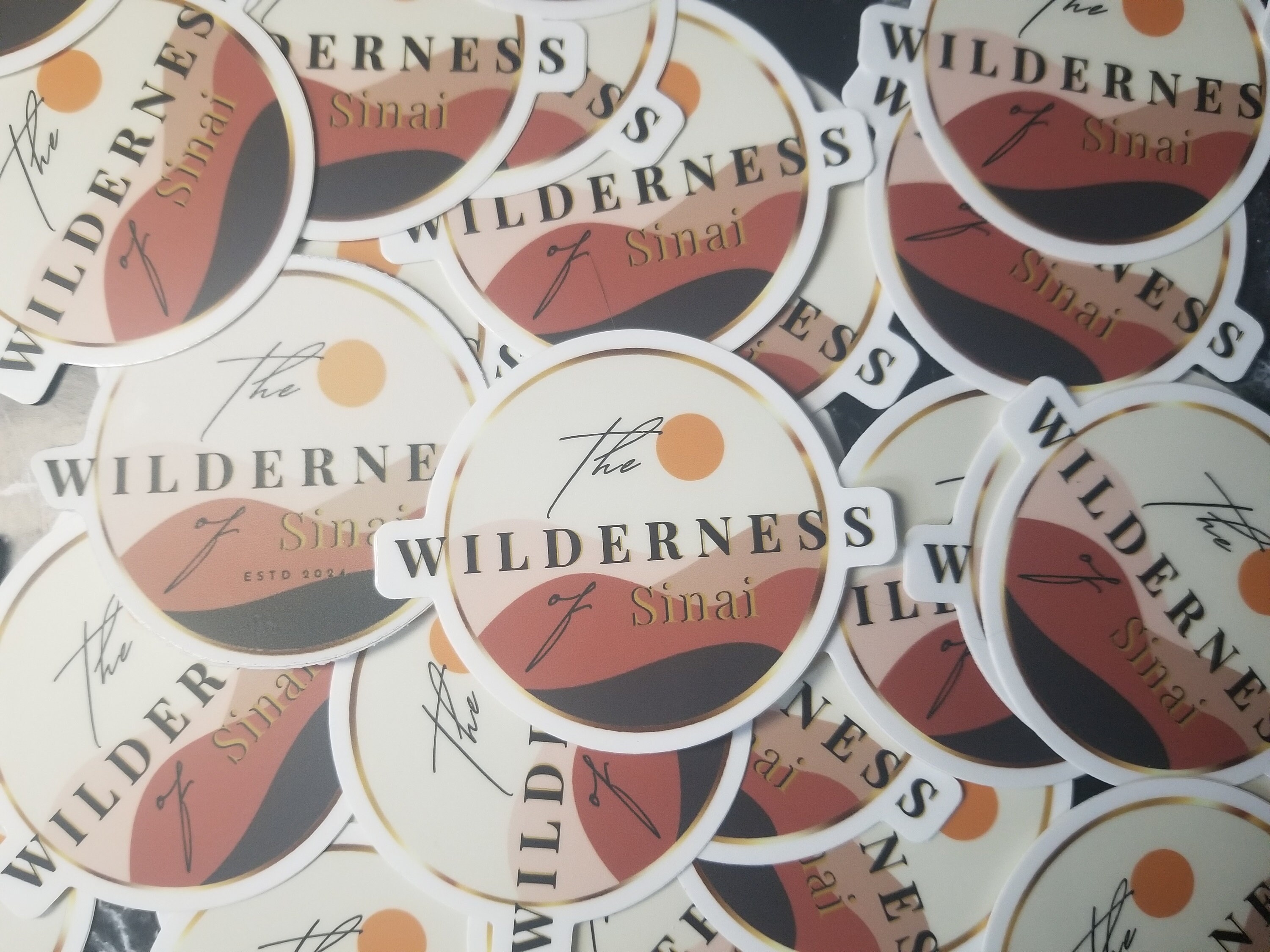 The Wilderness Of Sinai Sticker Christian Sticker Notebook Sticker