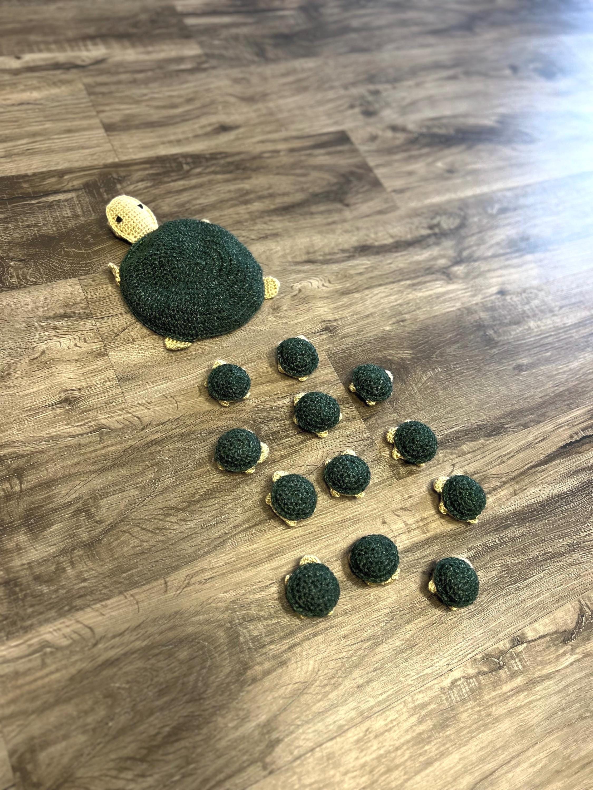 Crochet Turtle Matching Game - Etsy