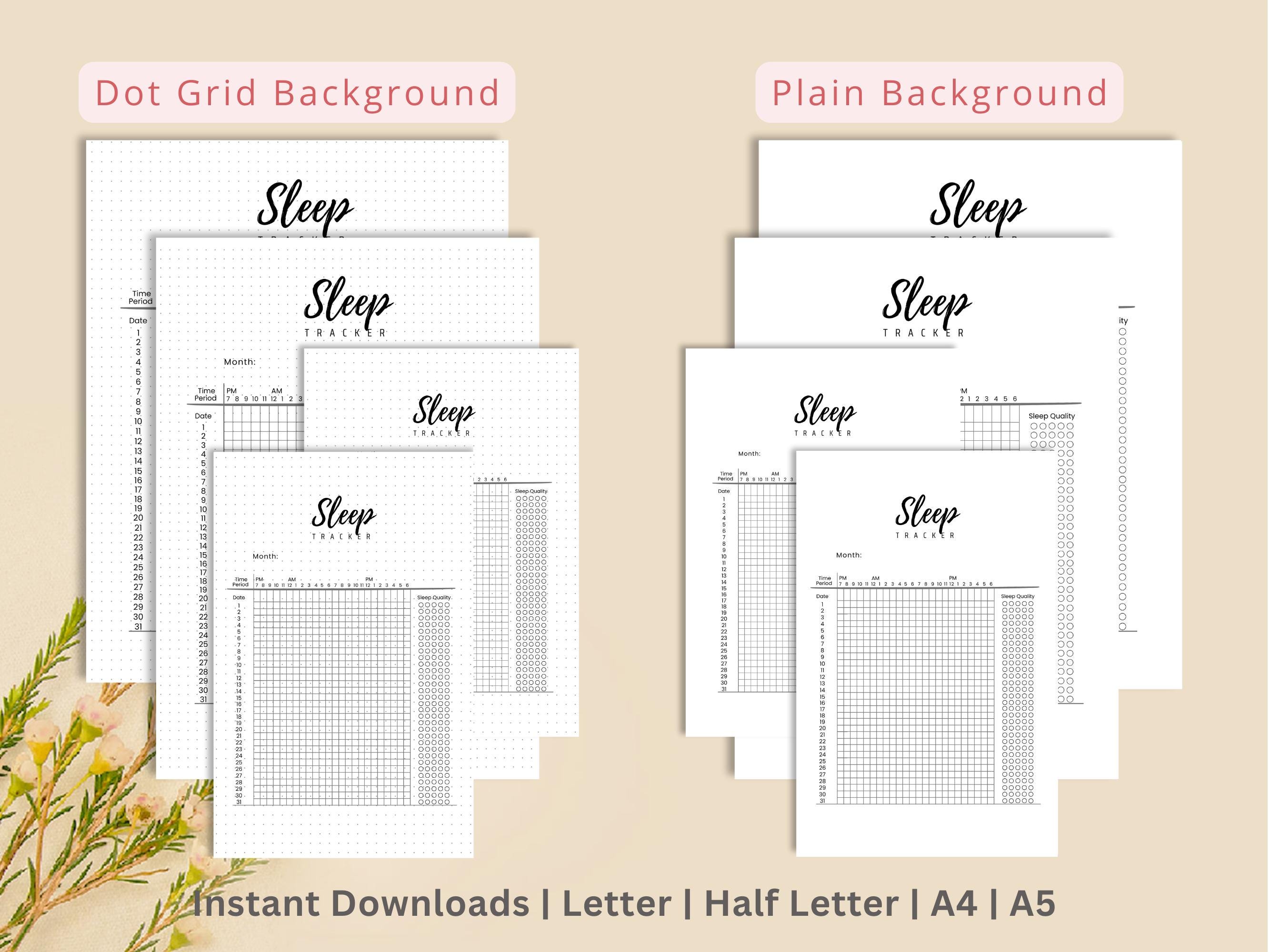 Premade Bullet Journal, Pixel Habit Tracker, Pixel Sleep Tracker, Self ...