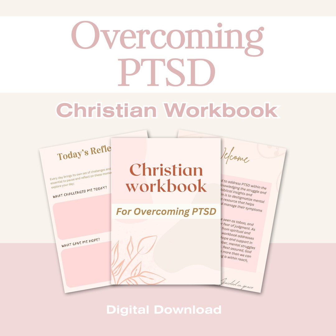 PTSD Christian Workbook, Journal, Digital Download, PTSD Help ...