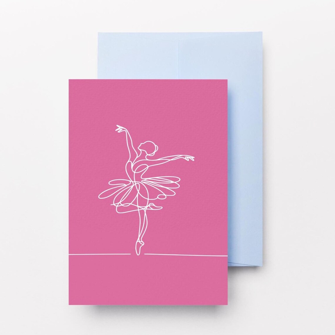 Ballerina Minimalist Line Art, Digital Download, Dancer Print Outline ...