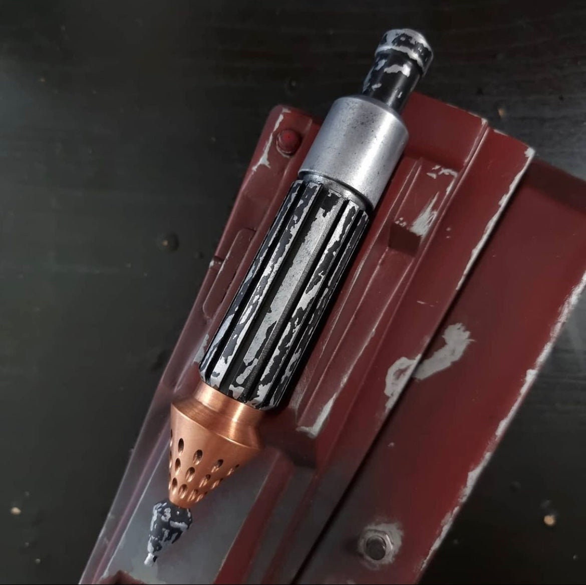 Boba Fett Mandalorian Gauntlet Rocket Laser With Copper Tip (ULTRALITE ...