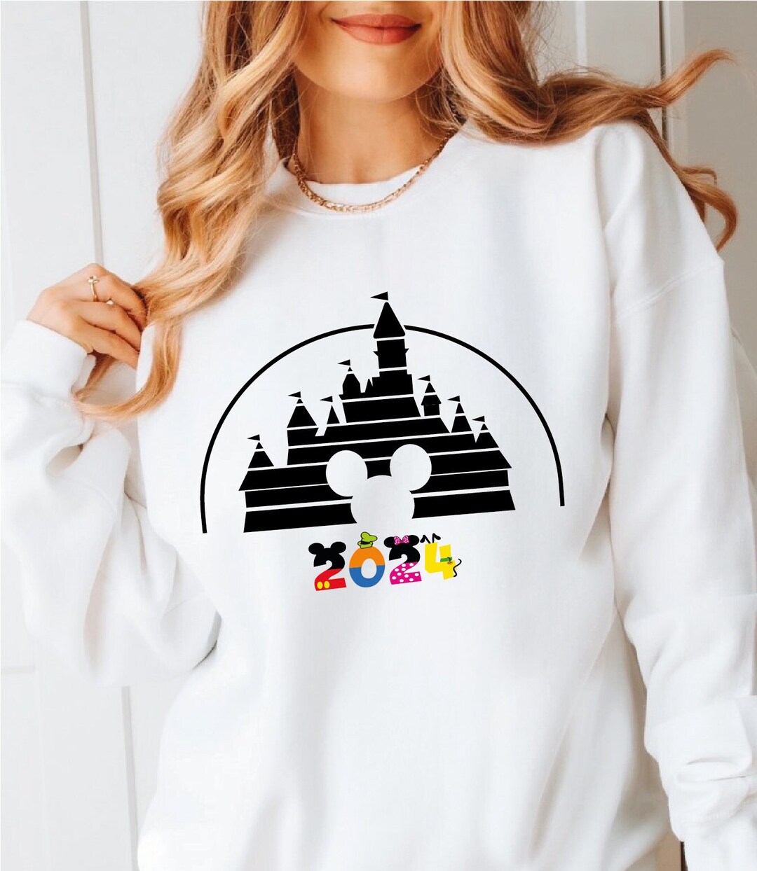 Disney Castle 2024 Sweatshirt, Disney Family Matching Tshirt, Disney ...