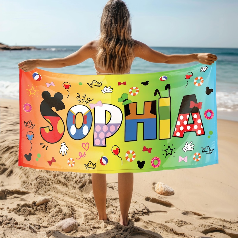 Cartoon Kids Towels - Etsy