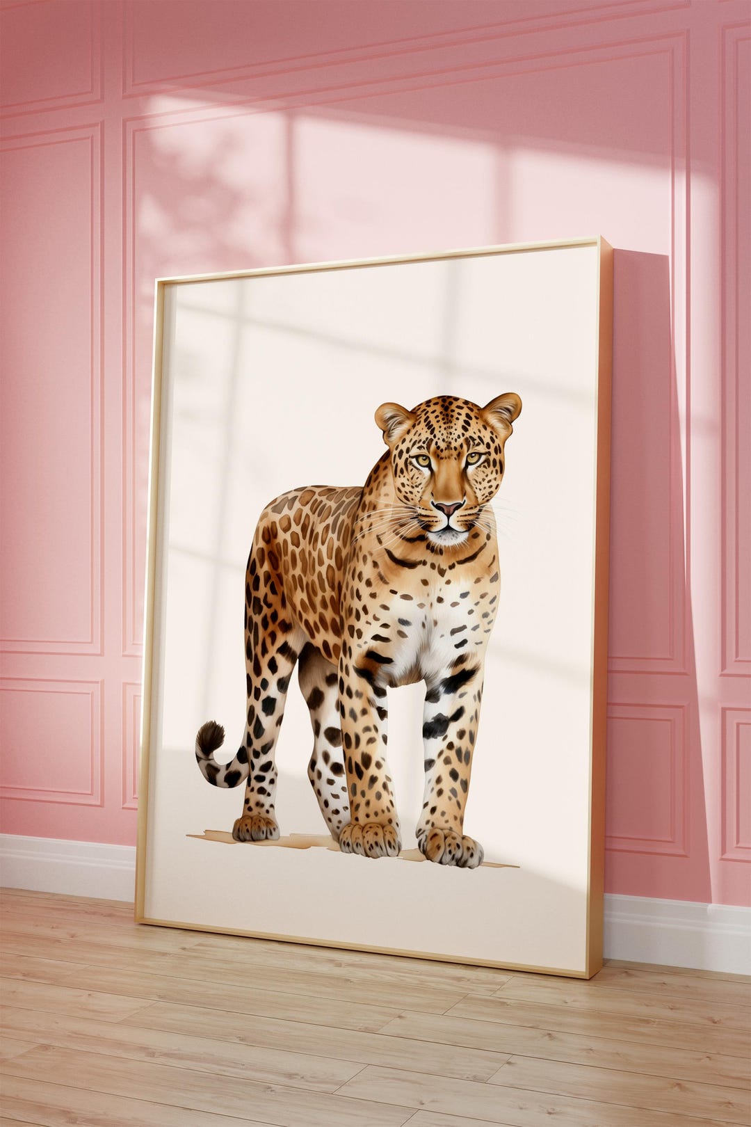 Leopard Print: Retro Cheetah Wall Art (digital Download) - Etsy