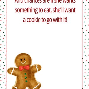 If You Give Your Teacher a Christmas Cookie! Editable Digital Download ...