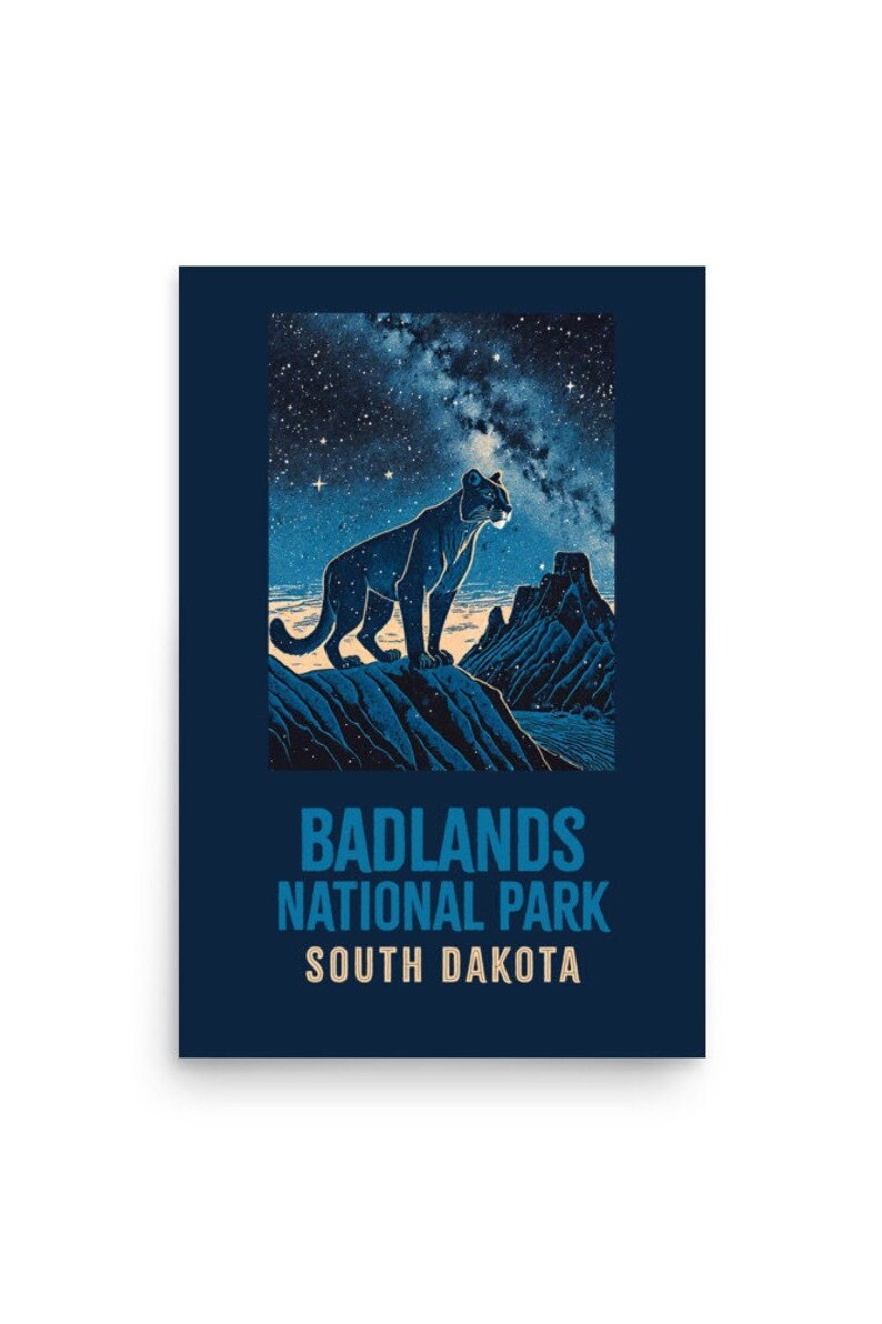 Badlands National Park, Poster - Etsy