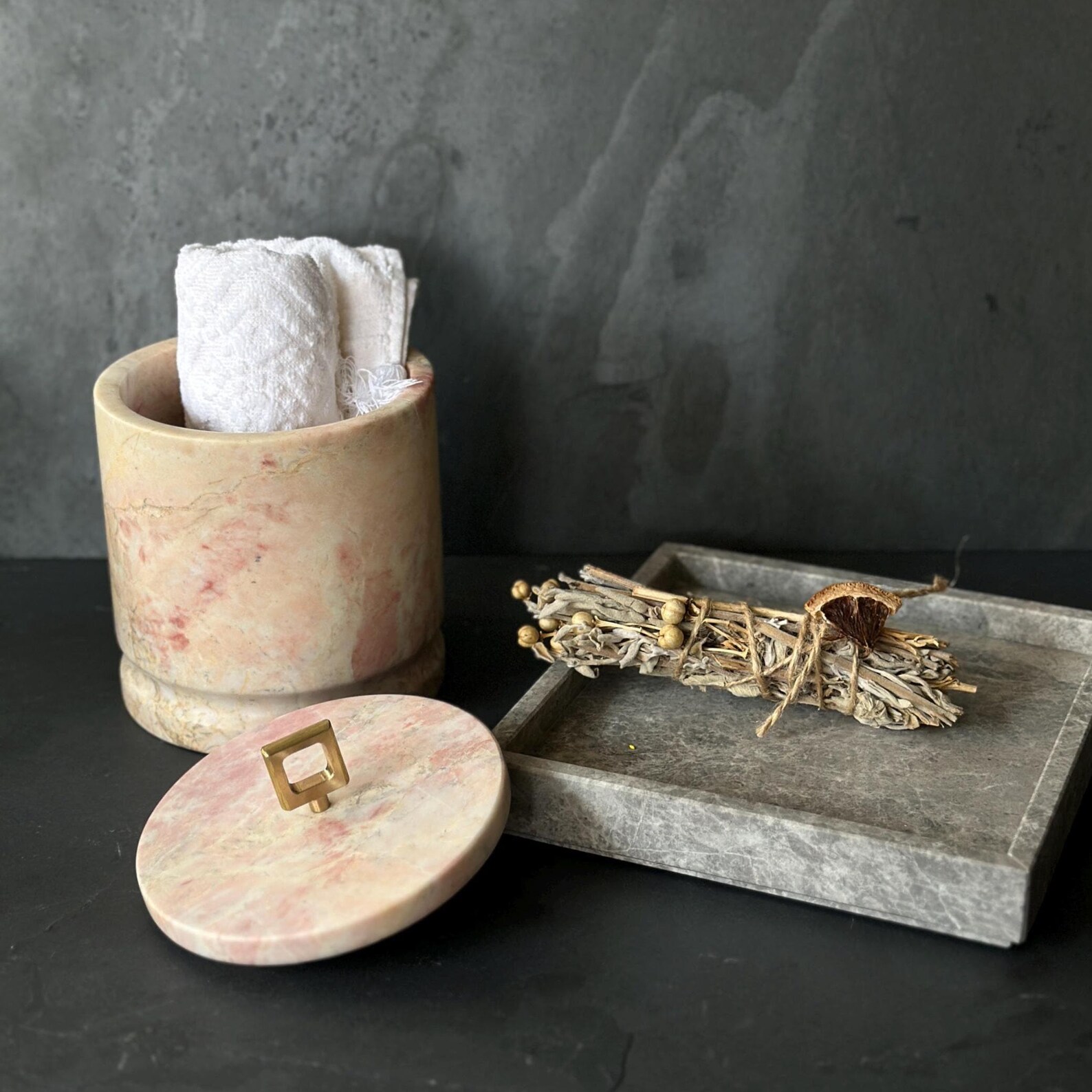 Stone Jar With Lid, Marble Ice Bucket, Marble Ice Cooler, Marble Box ...