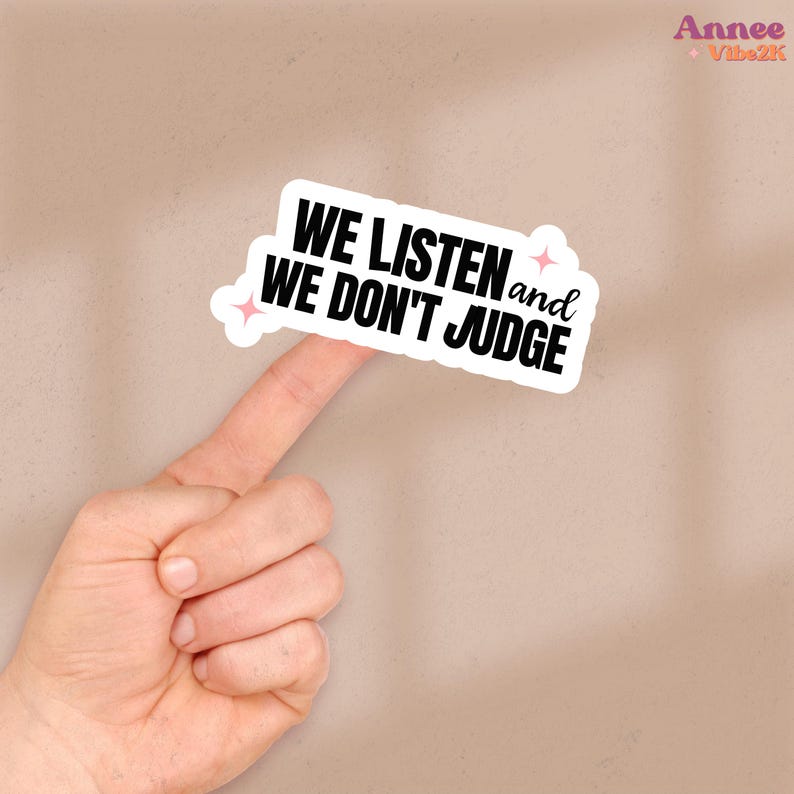 We Listen and We Don’t Judge PNG | Funny Quote PNG | Therapy Humor Digital Download | Mental ...