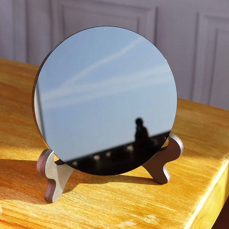 Black Obsidian Mirror - Etsy