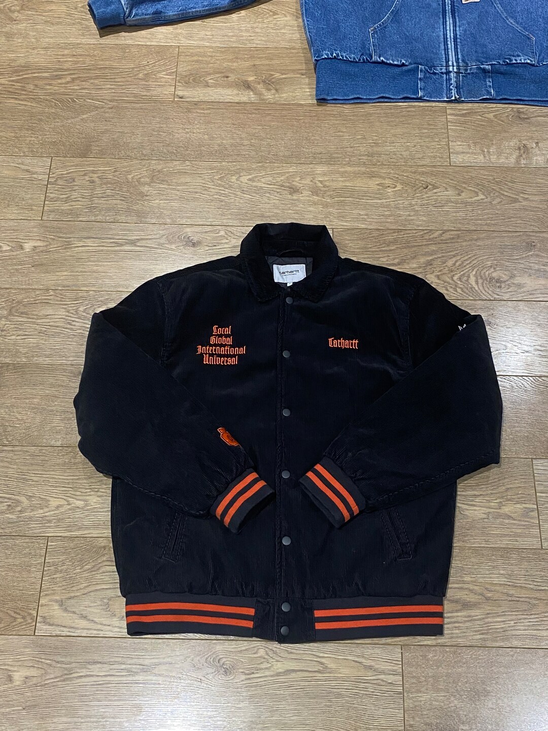 Carhartt WIP Letterman Corduroy Varsity Button-up Varsity Jacket in ...