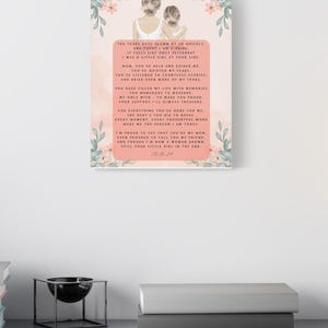 Personalized Mother of the Bride Gift, Mother of the Bride Poem ...