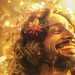 Jesus Smiling in Golden Light, Inspiring Jesus Artwork, Home Decor ...