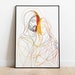 Jesus Christ and Mary Magdalene, Jesus Art, Face Line Drawing, Sketch ...