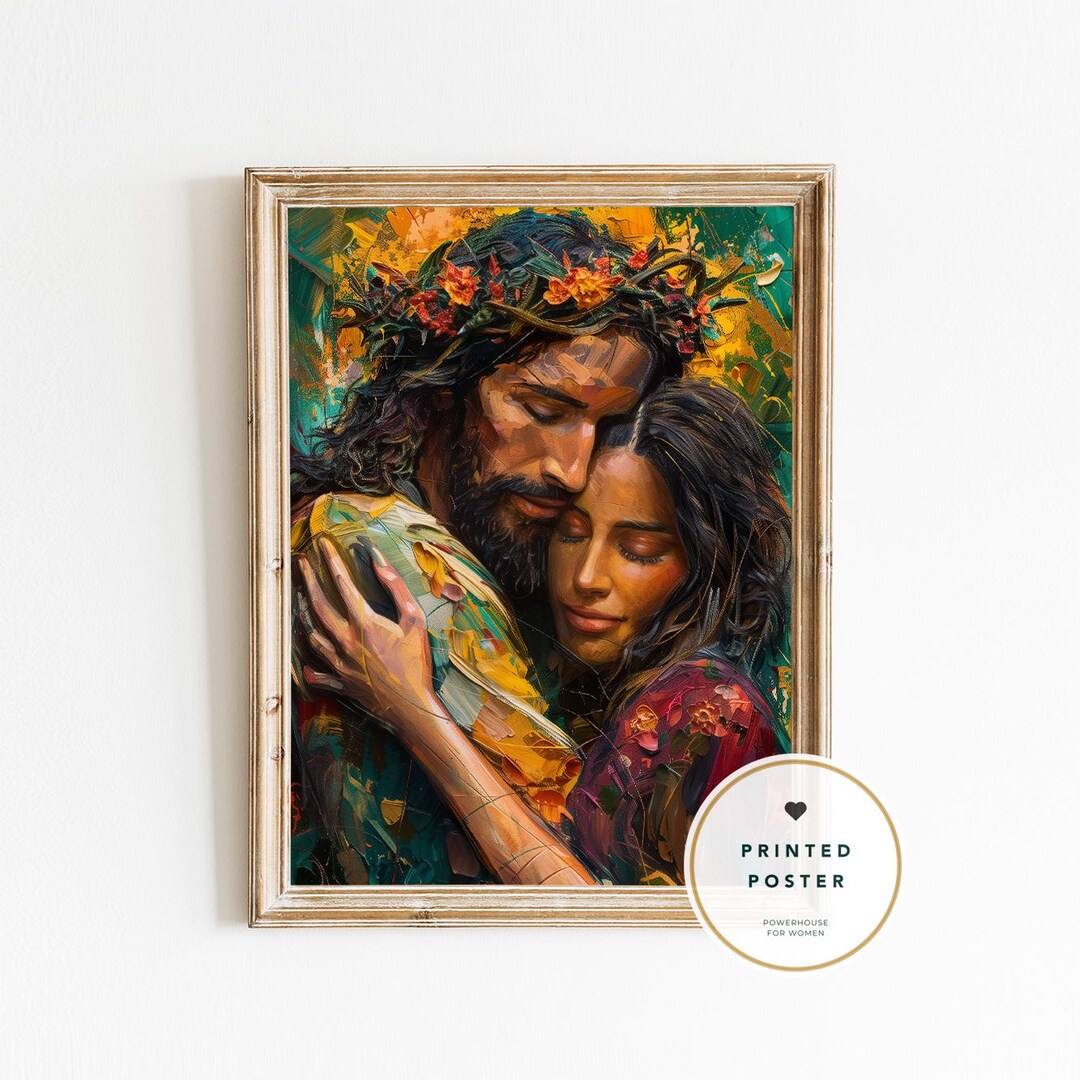 Museum ART PRINT | Mary Magdalene Painting - Jesus Holding Mary ...