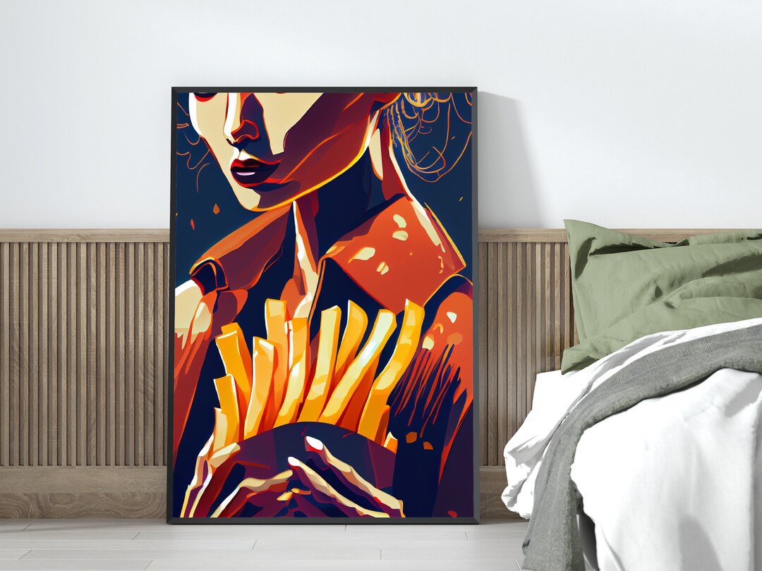 VINTAGE Chips, Digital Download, AI Art, Printable Artificial ...