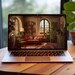 Italian Living Room Background Image for Online Meetings, Virtual ...