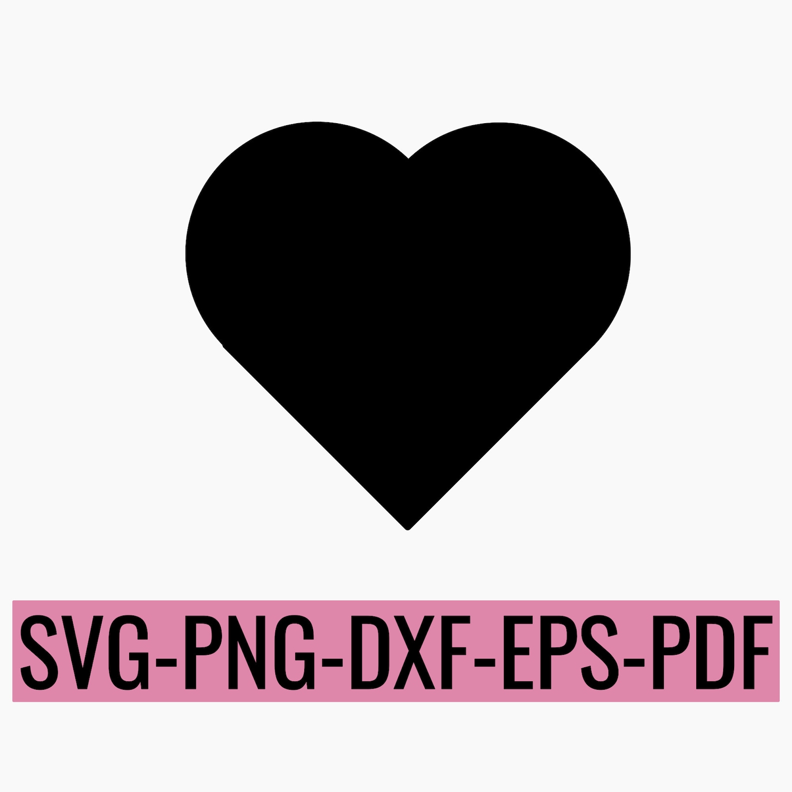 Black Heart Svg, Heart SVG, Hand-drawn Heart Svg, Valentine Heart Svg ...