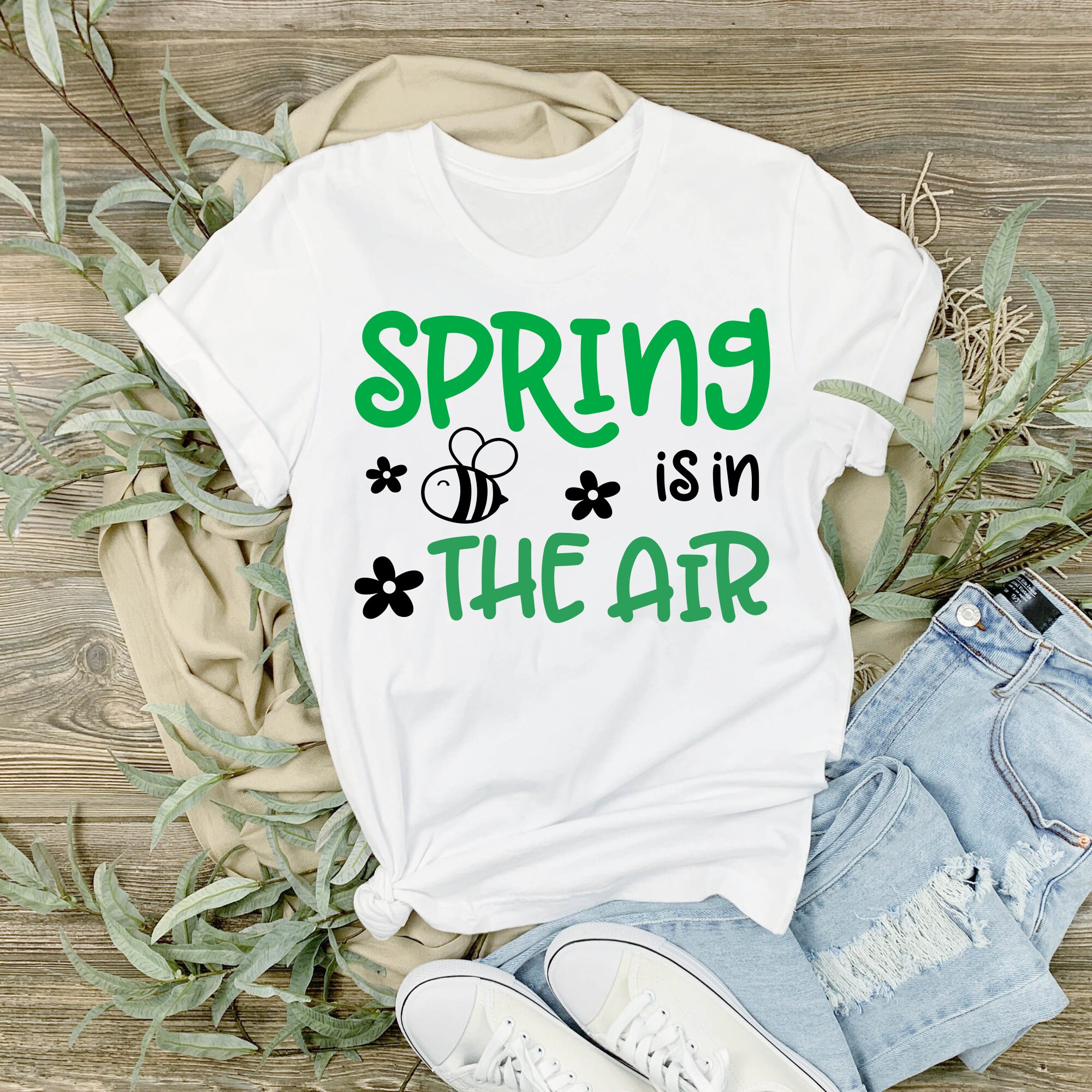 Spring is in the Air Svg, Spring Svg, Spring Shirt Svg, Digital Poster ...