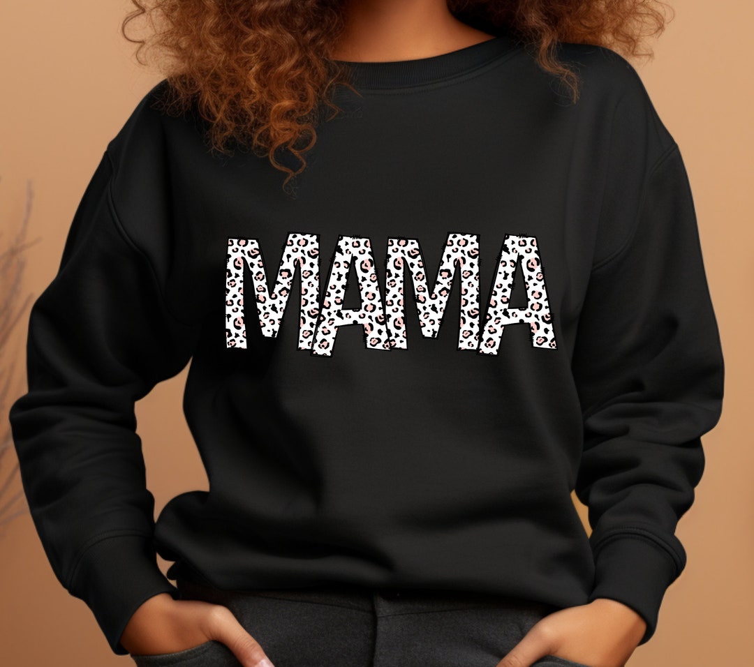 Mama Png, Mama Sublimation Design, Mama Leopard Print Png, Mama ...