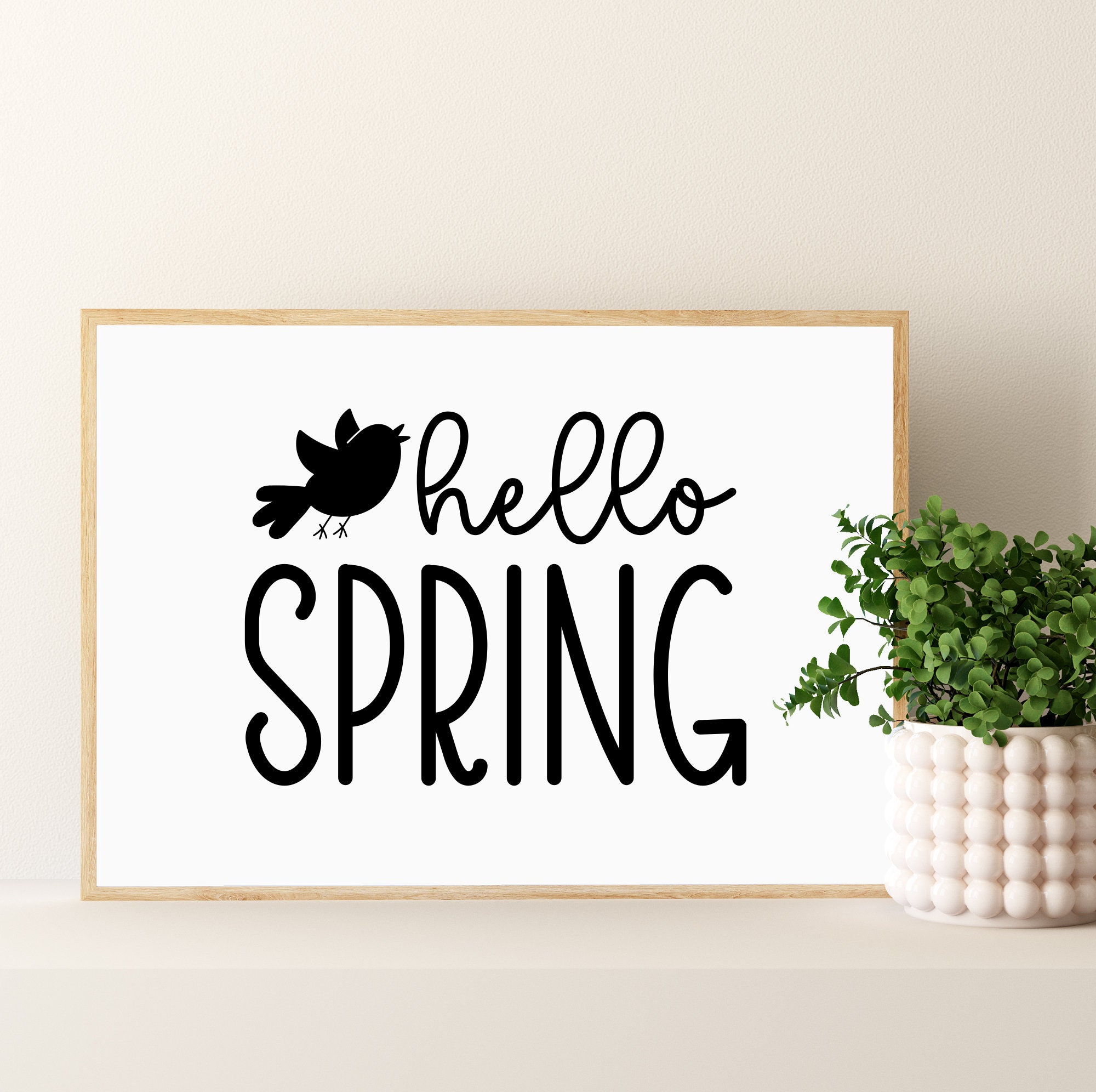 Hello Spring Svg, Spring Svg, Spring Quotes Svg, Spring Shirt Svg ...