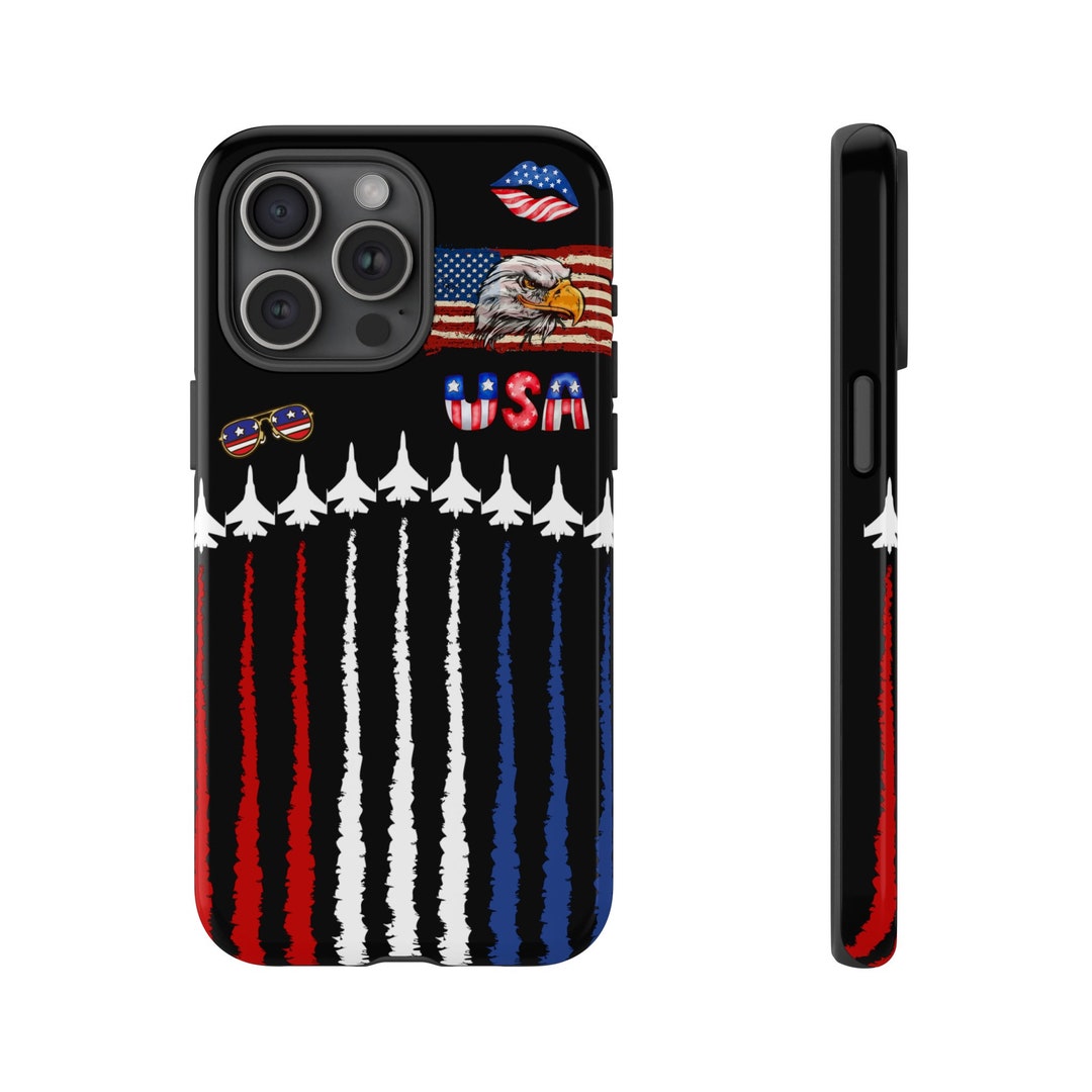 American Flag Phone Case, USA Cover for iPhone 15, 14, 13, 12, 11 - Etsy