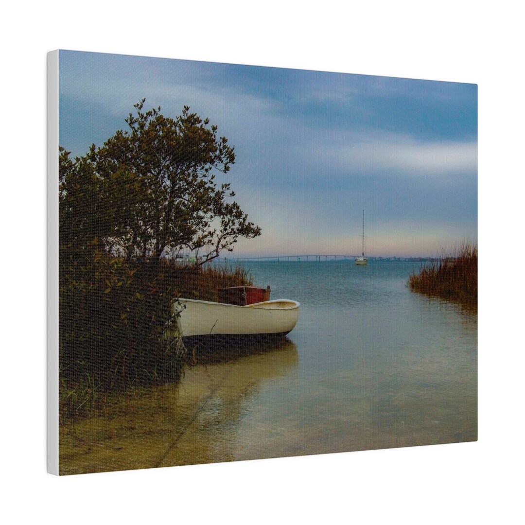 St. Augustine Sunset Photo Matte Canvas, Stretched, 0.75" Sailboat ...