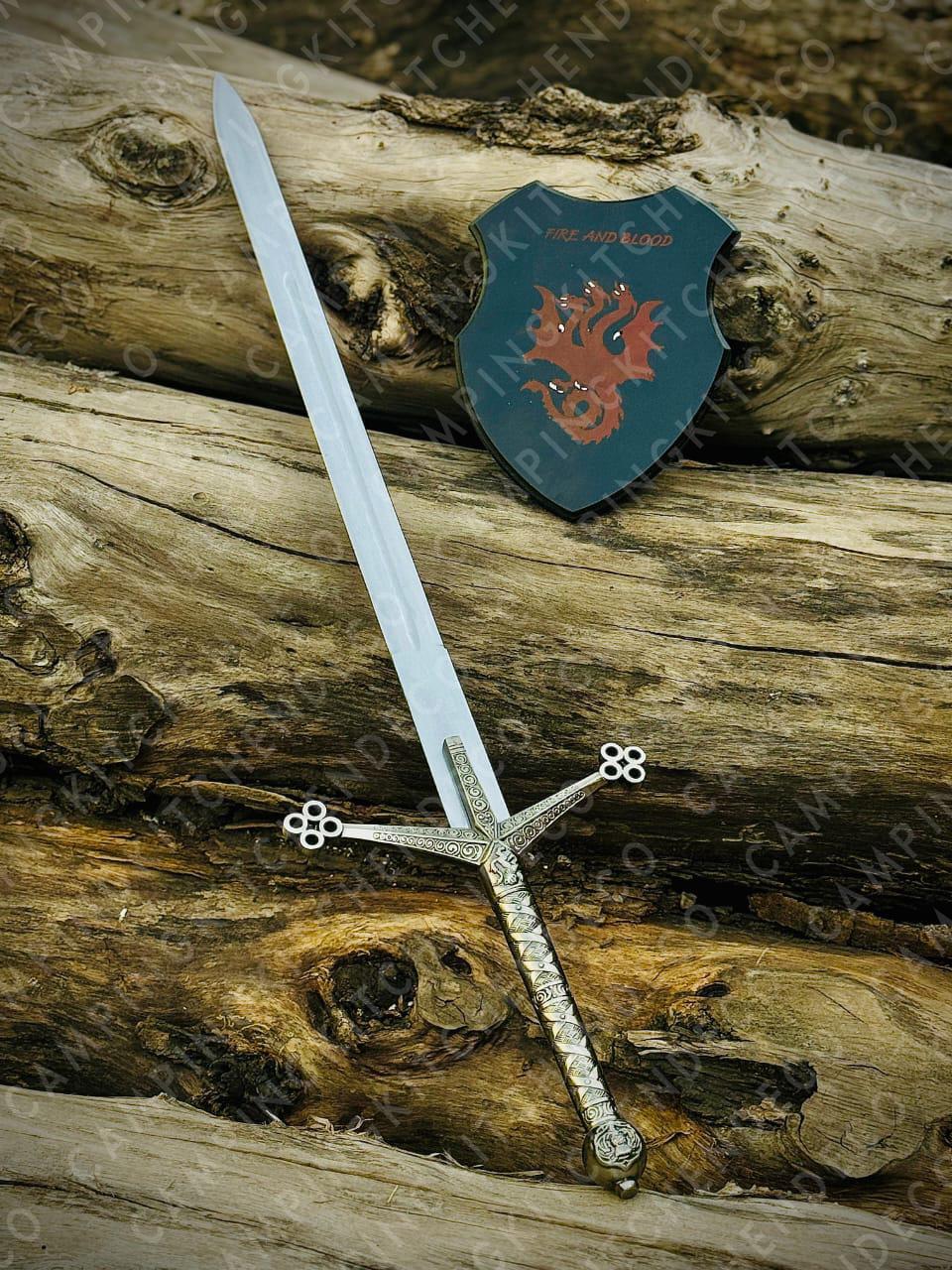 Handmade Scottish Claymore Sword, Stainless Steel Medieval Swords ...