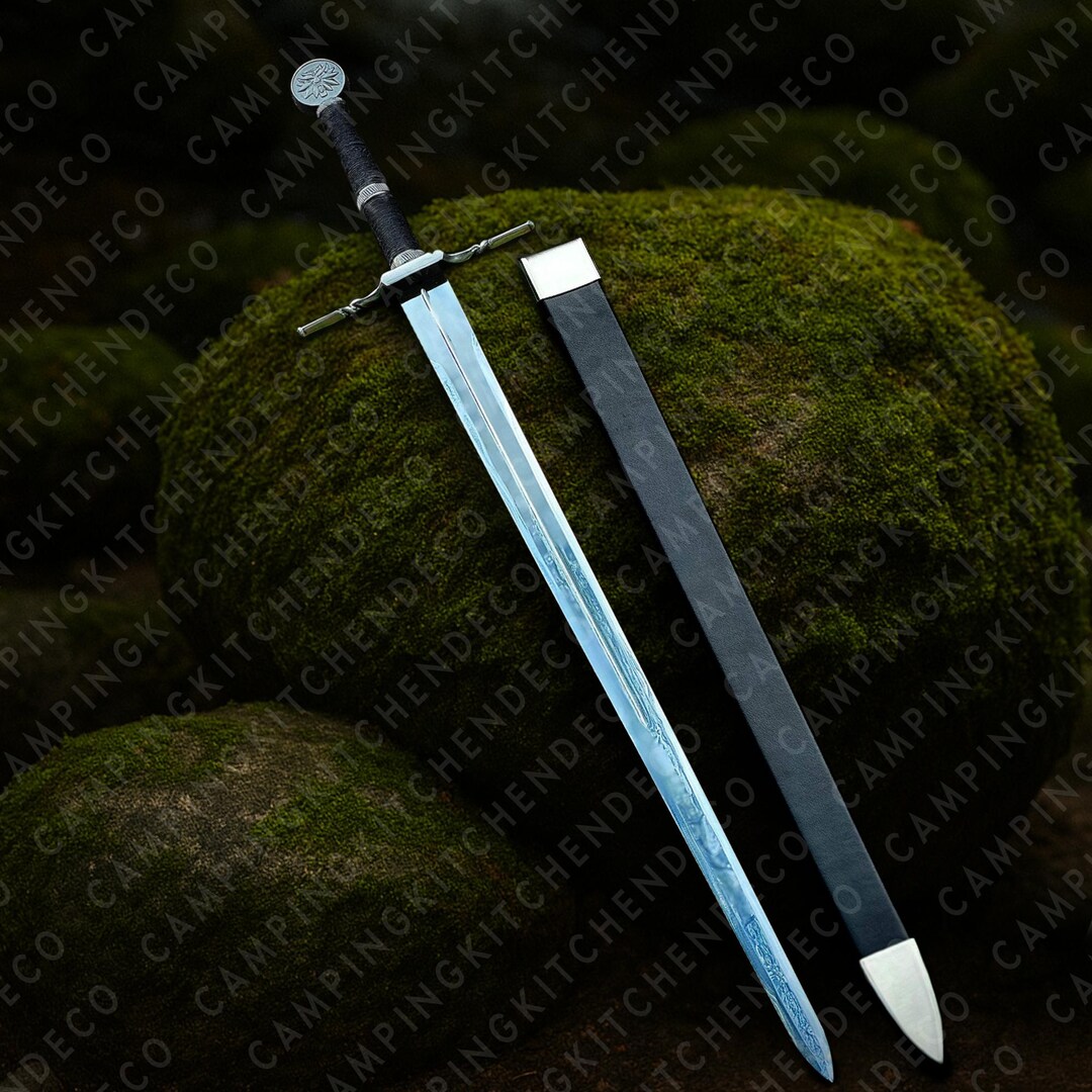 Handmade Witcher Sword Replica | Geralt of Rivia Custom Stainless Steel ...