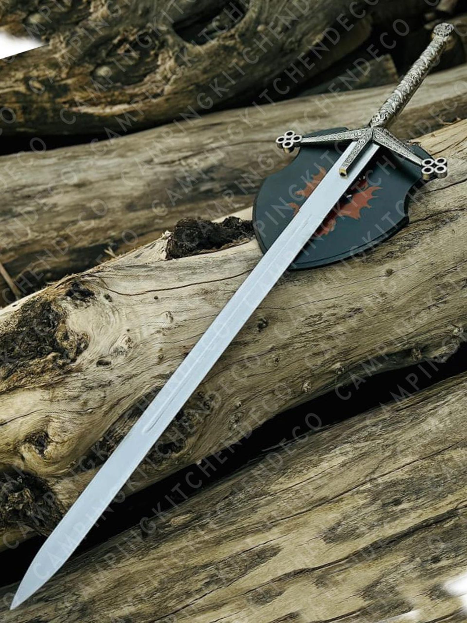 Handmade Scottish Claymore Sword, Stainless Steel Medieval Swords ...