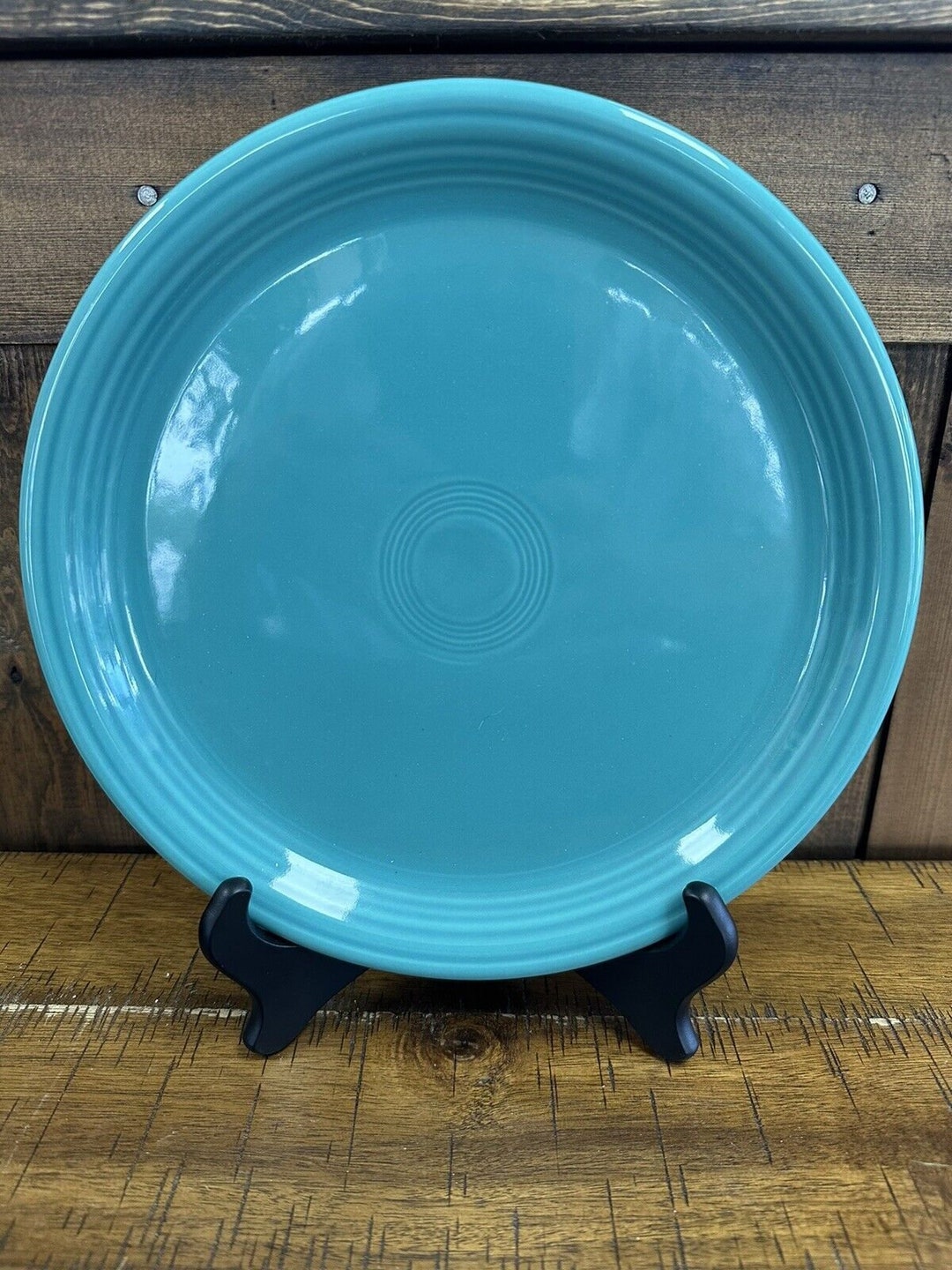 Fiesta New Set of 4 Bistro Style Dinner Plates Turquoise - Etsy