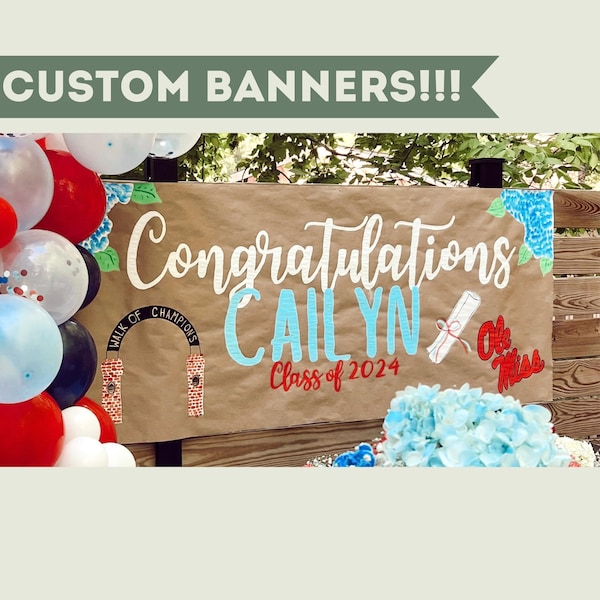 Brown Paper Banner - Etsy