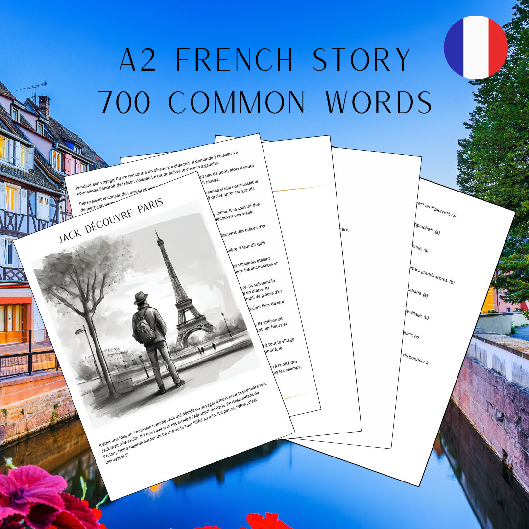 Learn French With Stories, Short Story for A2 Level French, Practice ...