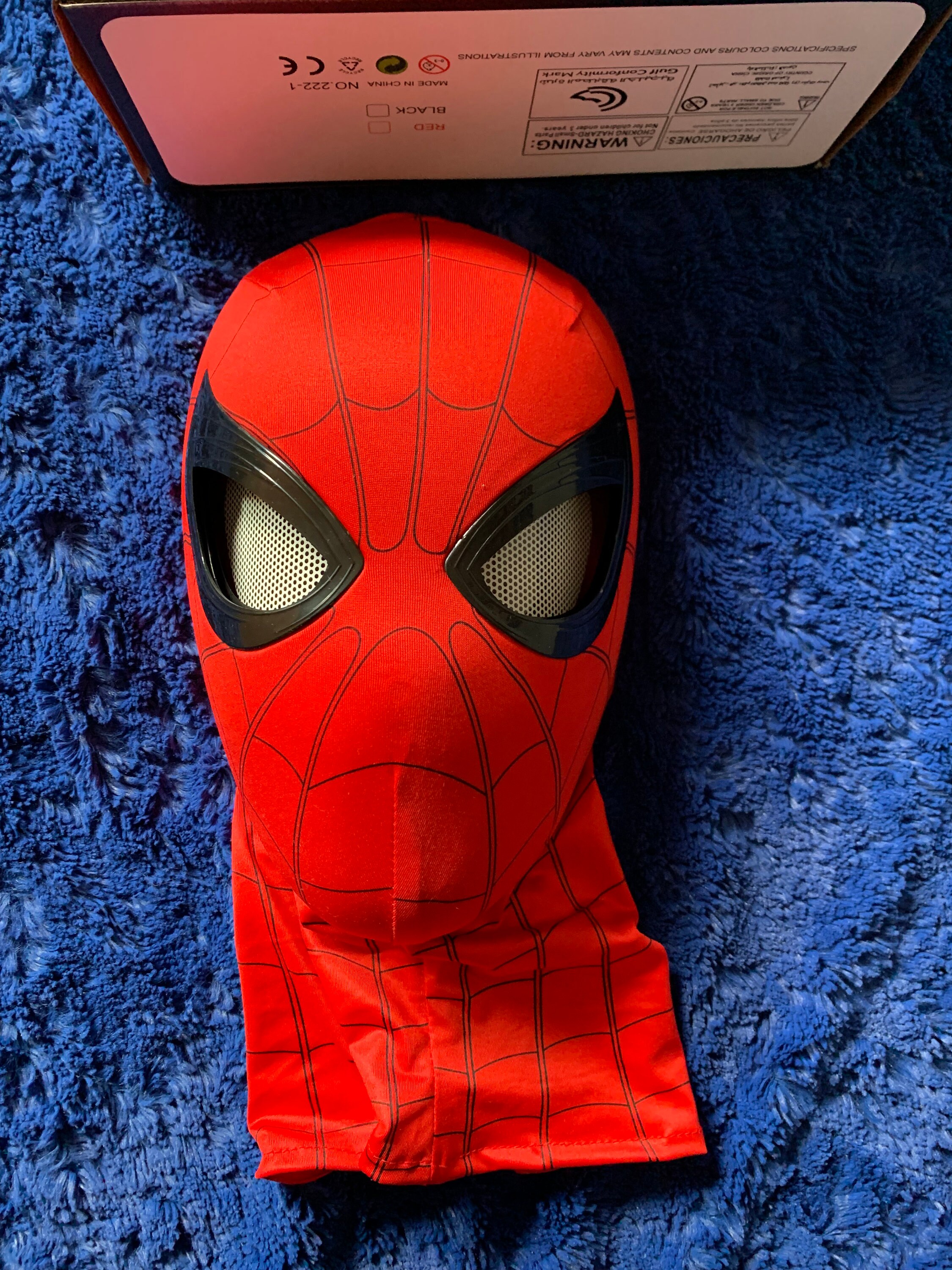 Spider-man Mask - Etsy