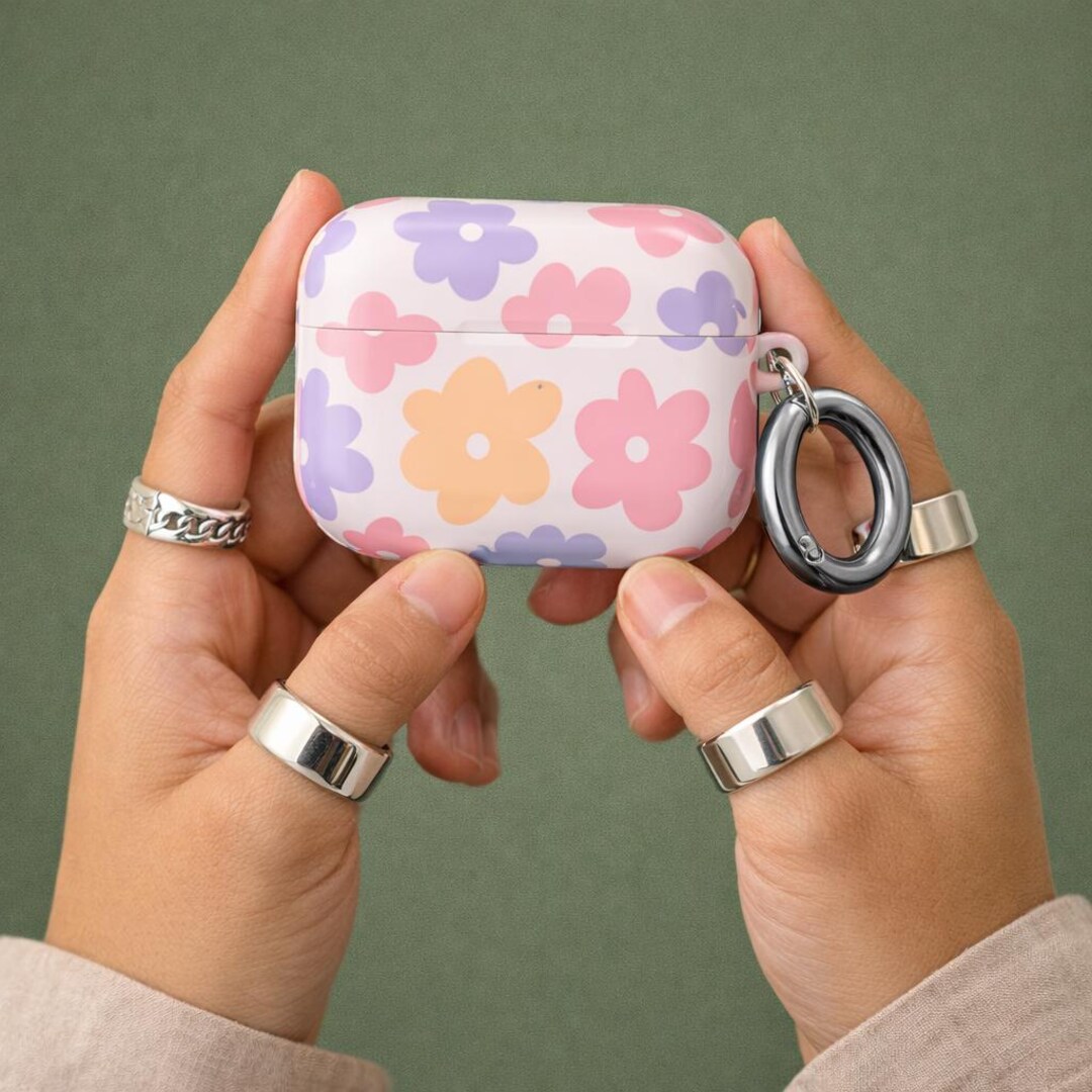 Pastel Daisy Pattern AirPod Case | Spring Case - Etsy