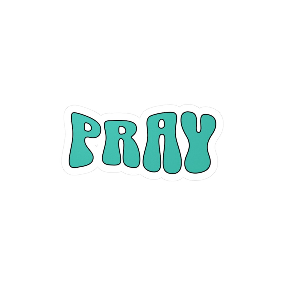 Pray Vinyl Decal - Etsy