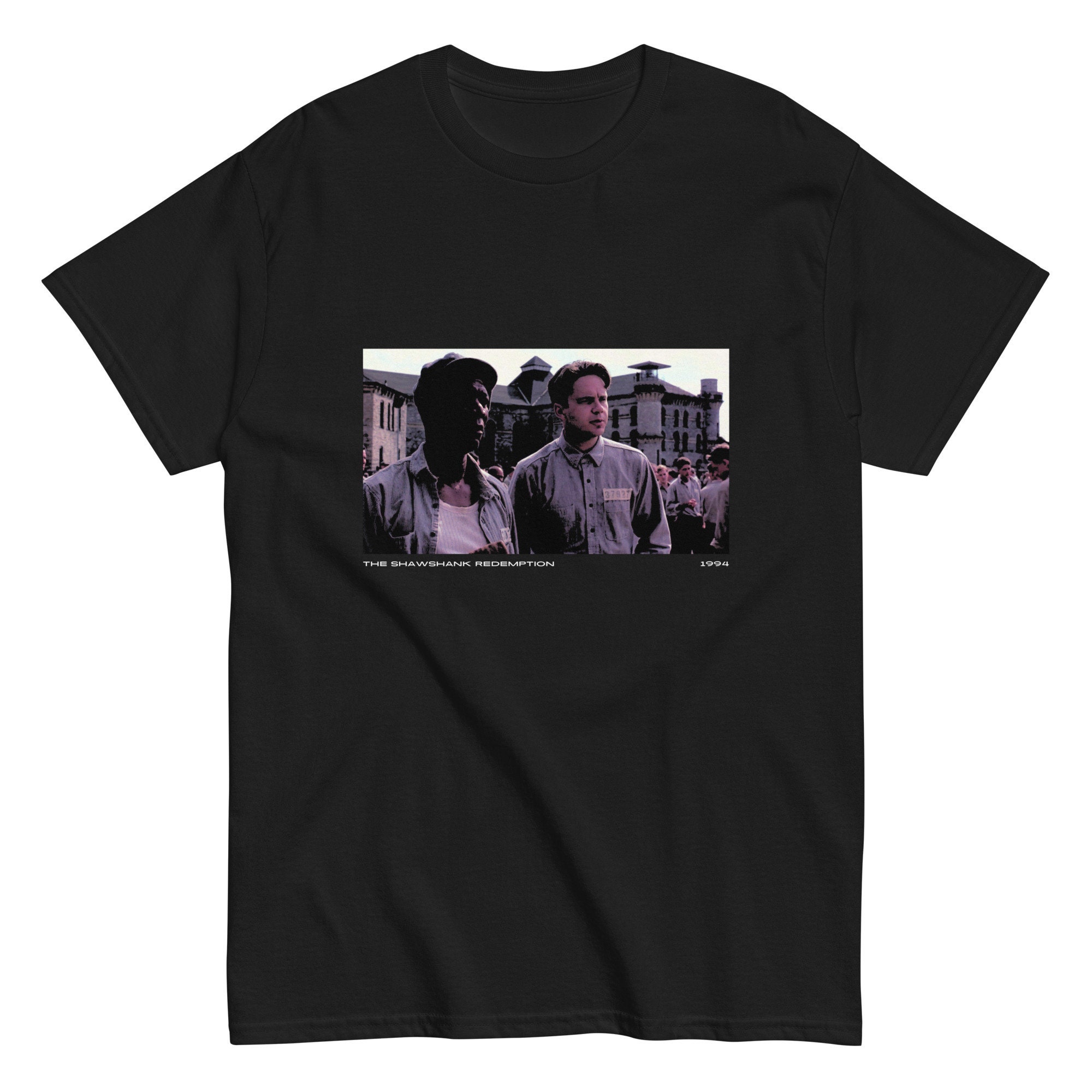 Unisex Shawshank Redemption T-shirt Cult Movie Film Poster Top Vintage ...