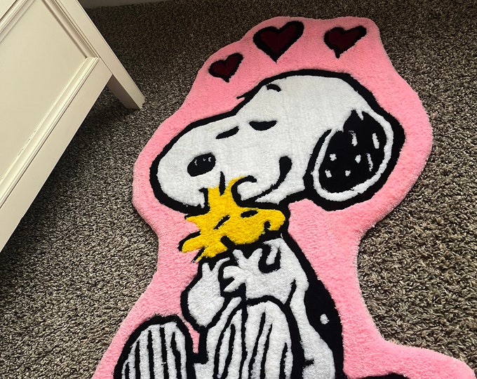 Custom Snoopy Rug - Etsy