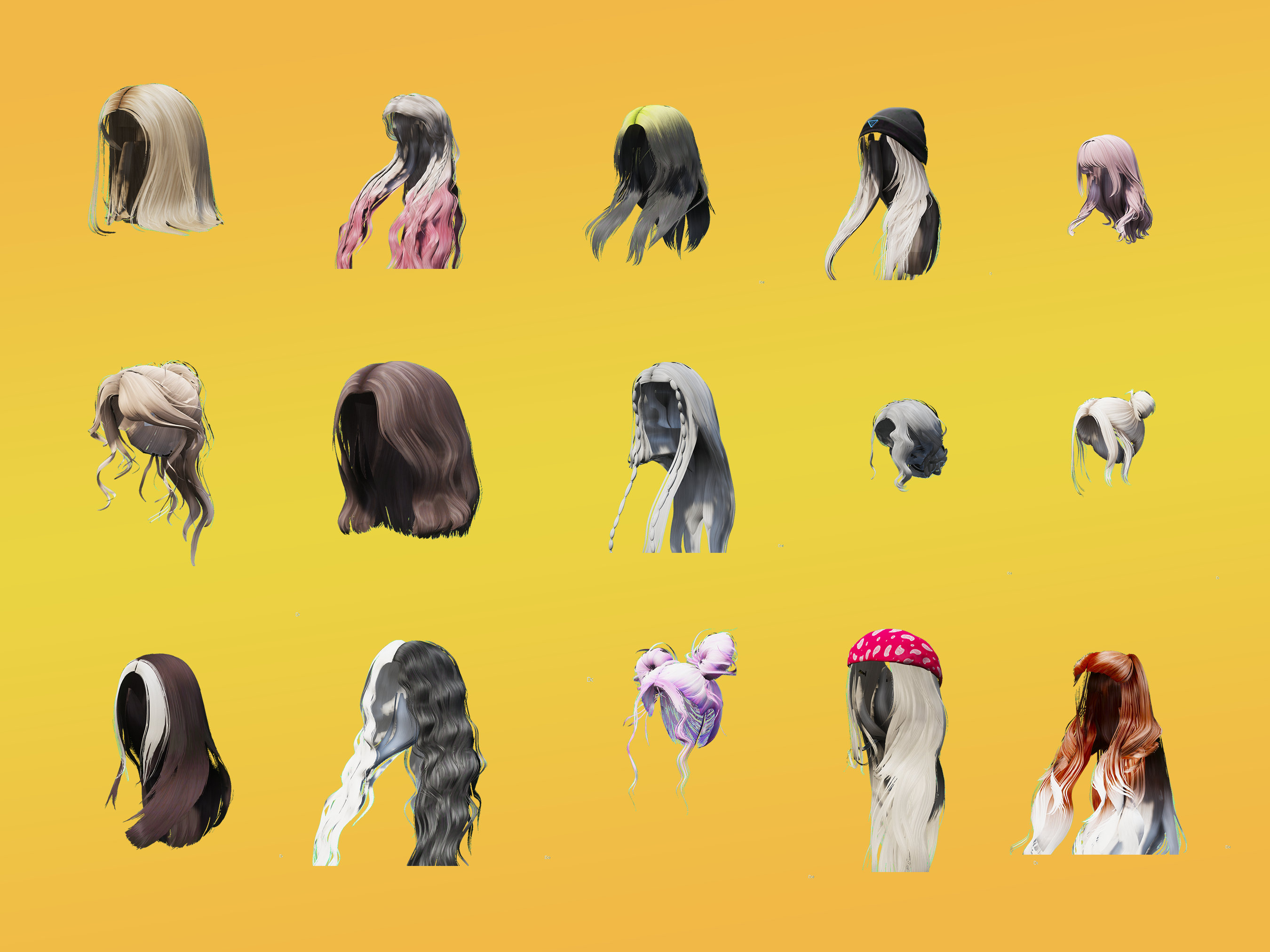 Fivem Female 127X Hair EUP Pack | High Quality & Fivem Ready - Etsy