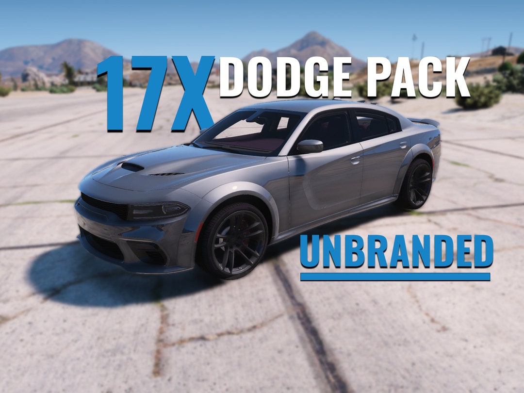 Fivem Unbranded Dodge Vehicle Pack - 17x | High Quality & Fivem Ready ...