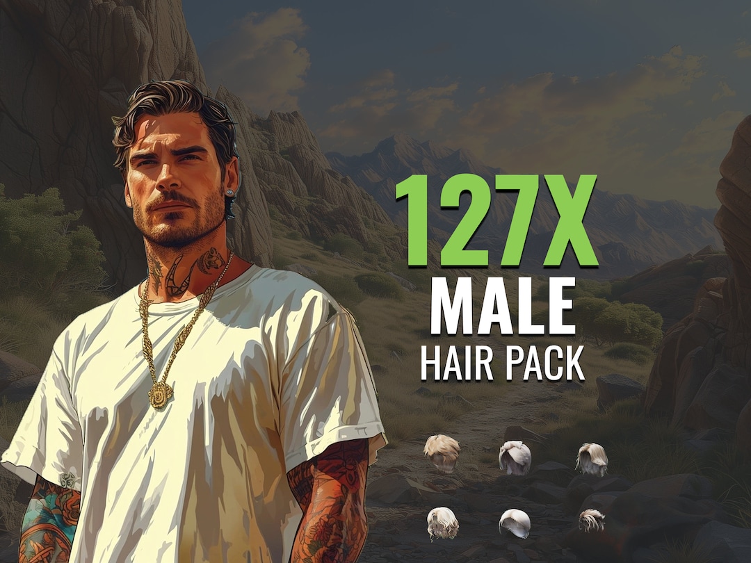 Fivem Male 127X Hair EUP Pack | High Quality & Fivem Ready - Etsy