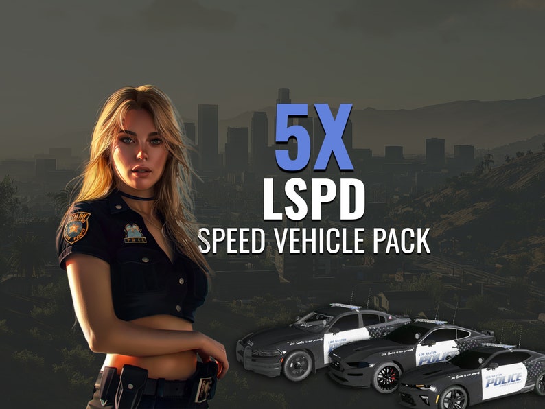 Fivem LSPD 5X Speed Vehicle Pack | High Quality & Fivem Ready [lore ...