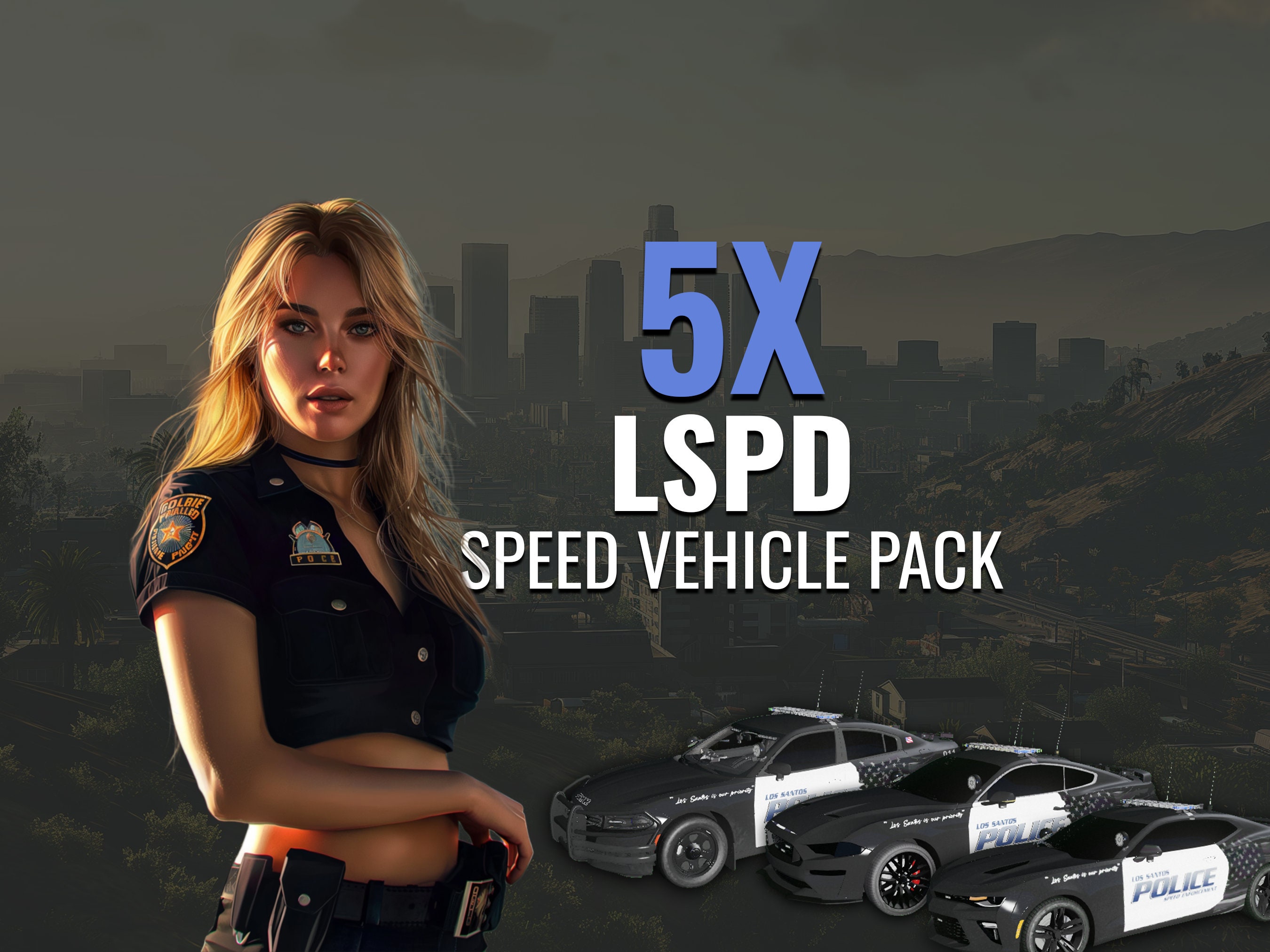 Fivem LSPD 5X Speed Vehicle Pack | High Quality & Fivem Ready [lore ...