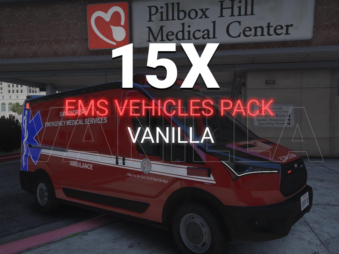 Pack véhicule FiveM Vanilla EMS : convivialité, optimisation (téléchargement numérique) - Etsy ...