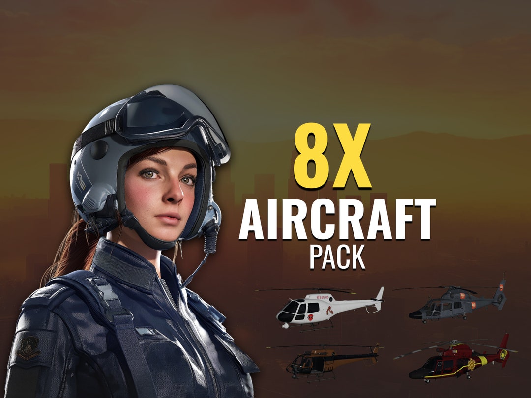 Fivem Aircraft: 8X Heli Pack, Optimized Textures (digital Download) - Etsy