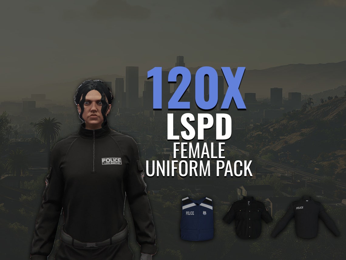 Fivem Female 120X Police EUP Pack | High Quality & Fivem Ready [lore-friendly] - Etsy