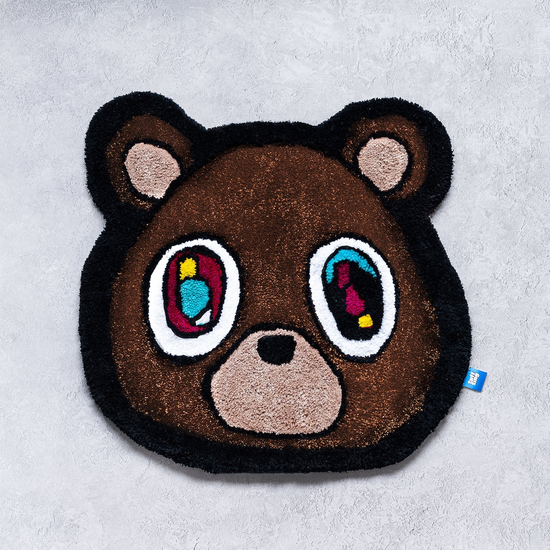 Kanye West Ye Bear Handmade Tufted Rug - Etsy